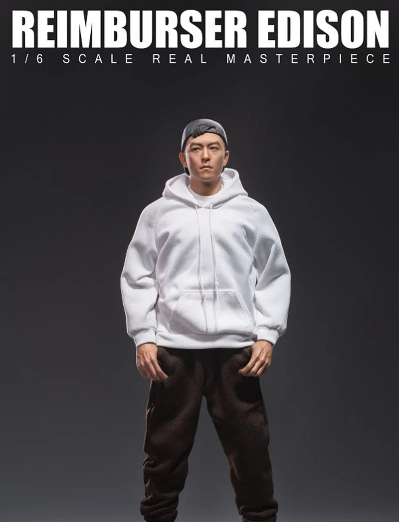 1/6 Scale Male Figure Accessory Trend Soldier Edison Chen Head Clothes ...