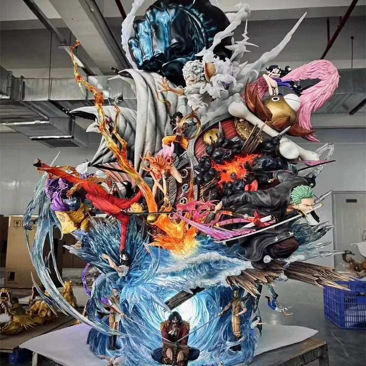 Pre-order 45cm One Piece large battle scene statue – NYXCOLLECTION