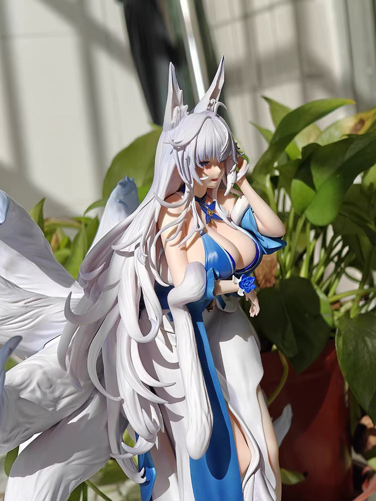 Azure Blue H-line Shinano Bishoujo Oborozuki Toya Anime Figure ...