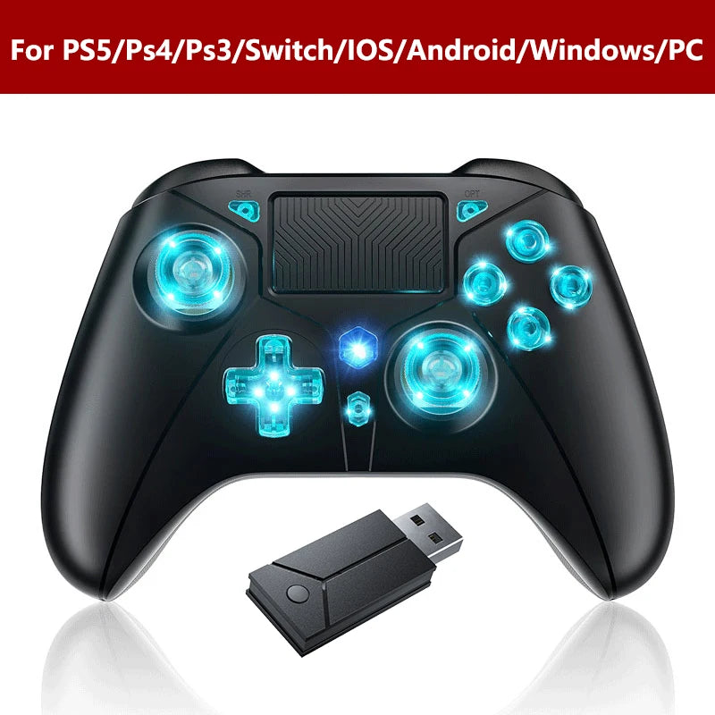 Controller For PS5 Console Steam/PC Wireless Gamepad Game Control Hand ...