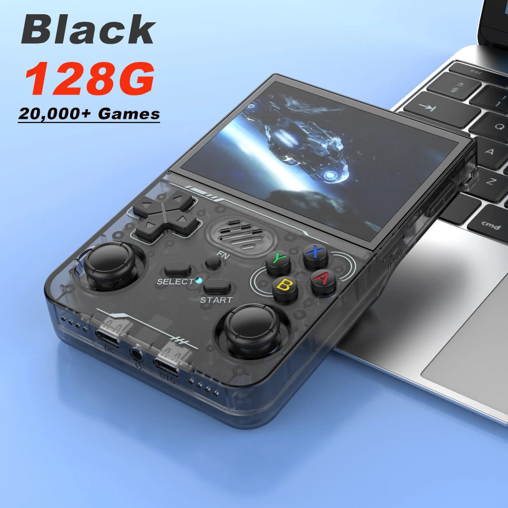 BOYHOM 256G R36XX Hand-held Game Consoles Video player 3.5-inch IPS 64 ...