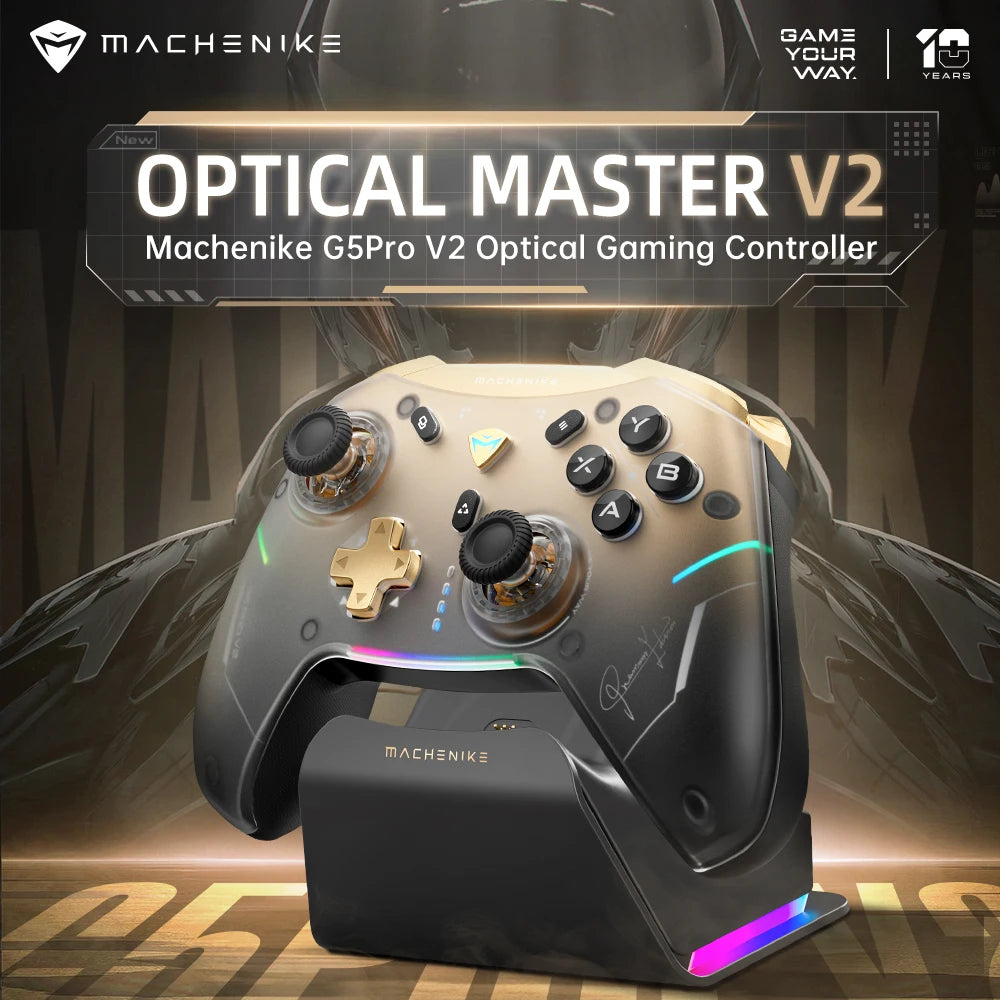 MACHENIKE G5Pro V2 Ultimate Gaming Controller Optical Trigger ABXY But ...