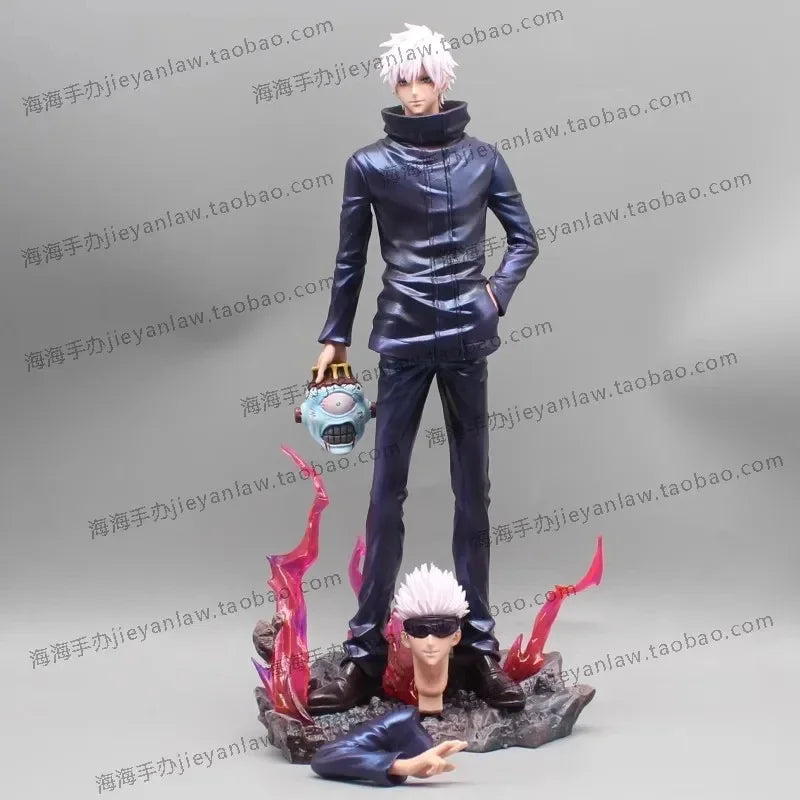 Jujutsu Kaisen Anime Figures Satoru Gojo Figure 2 Heads 2 Arms Action ...