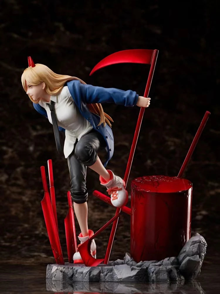 【Presale】Chainsaw Man Action Figurals Power Anime Figurine Statue Figu ...