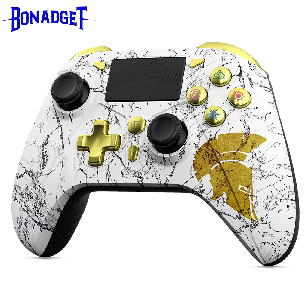 Wireless Gamepad for PS5/4 Console Controllers W/ Turbo Dual Sense Vib ...