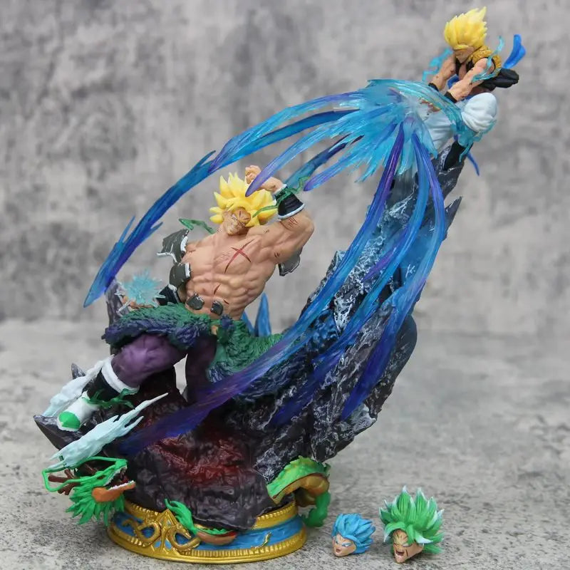 Dragon Ball Anime Figure Broly Vs Gogeta Figure Broly Figure Model Pvc ...