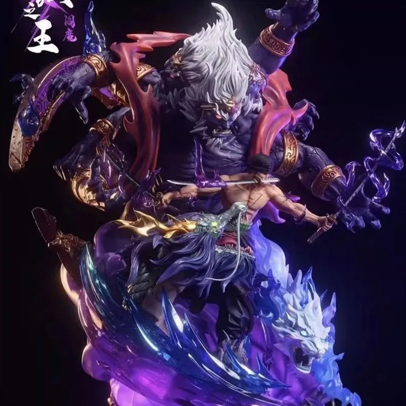 One Piece Roronoa Zoro Hell Form Action Figure Pvc Material Exquisite ...