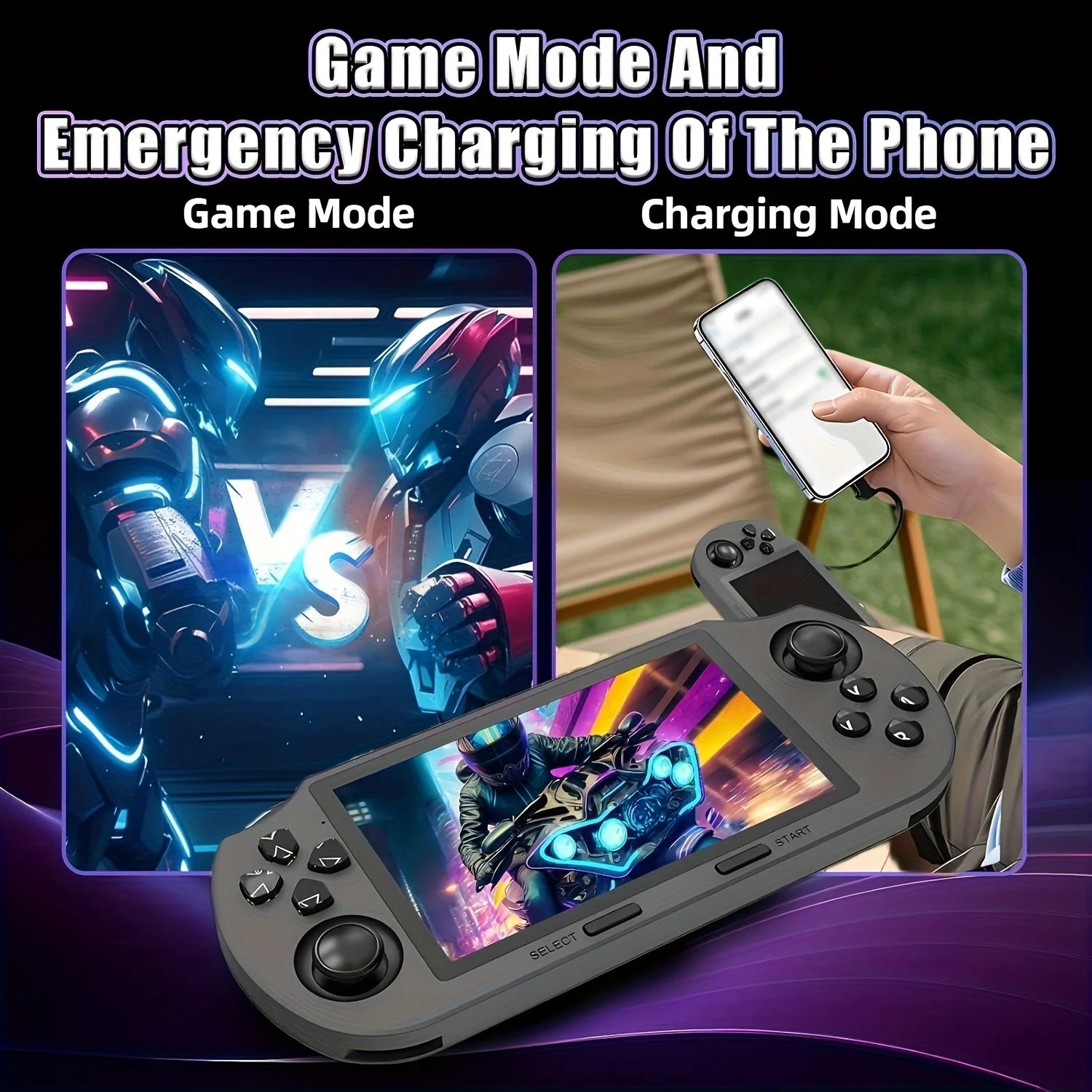 SF3000 portable handheld game console with IPS screen retro video game ...