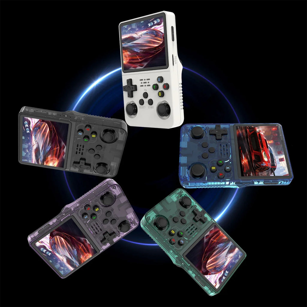 R36S Handheld Game Console 3.5Inch IPS 640x480 Screen Built in 64GB Me ...