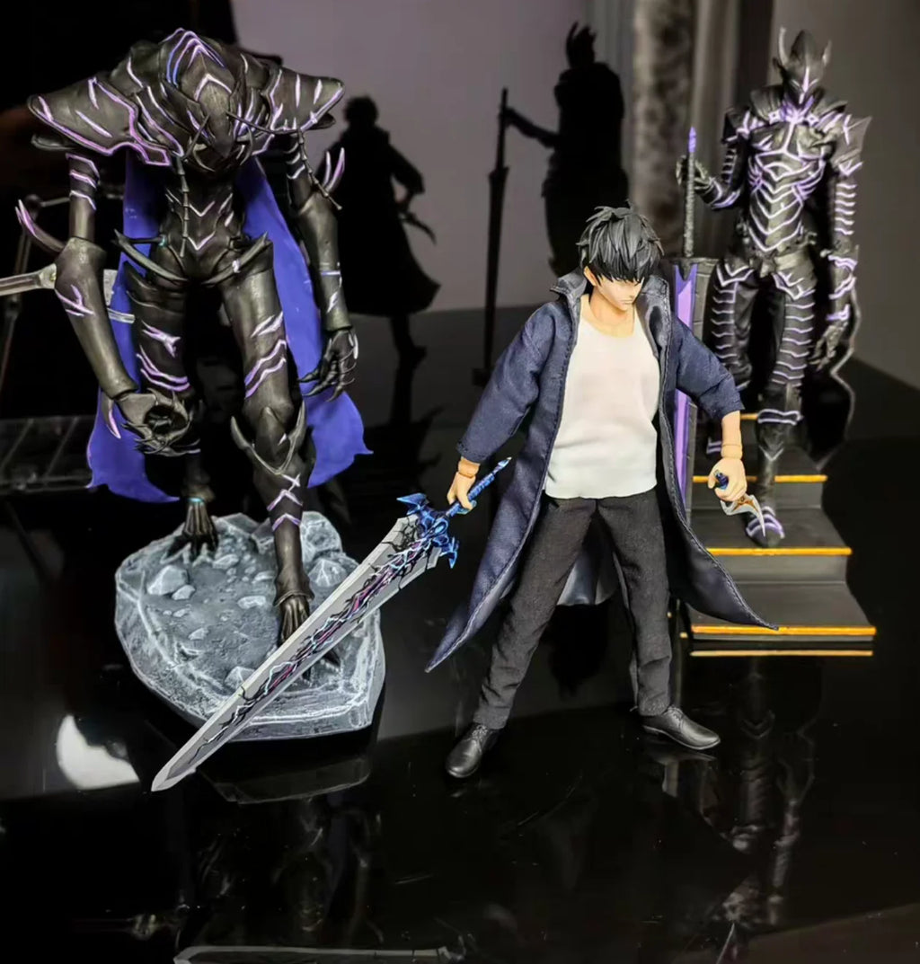 Solo Leveling Custom 1/12 Scale Articulated Action Figure - Sung Jin ...