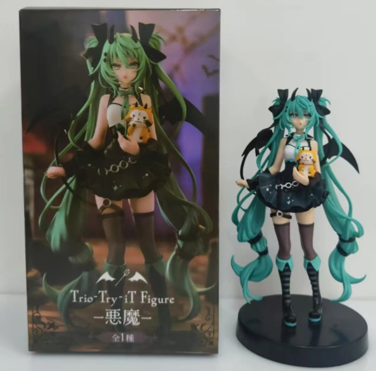 20cm Anime Character Little Devil Hatsune Miku, Little Raccoon Dark An ...