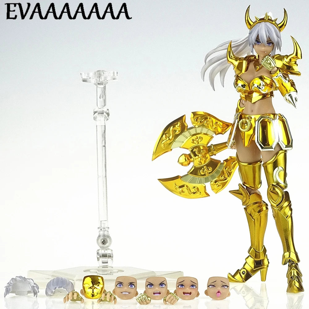 Great Toys Saint Seiya Myth Cloth Taurus Erica Holy Contract Female Sa ...