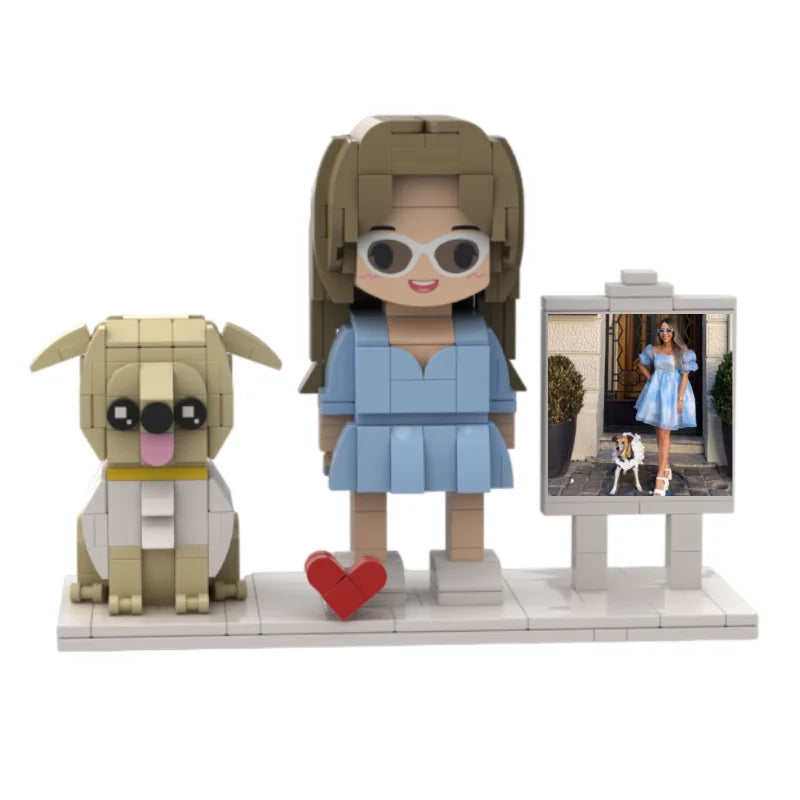 Orange Plan Custom Mini Building Block Figures Set - Personalized Doll ...