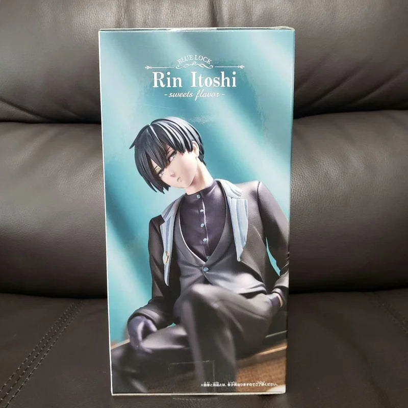 Genuine Model BANPRESTO Blue Lock 13cm Rin Itoshi Sweets Flavor Figure ...