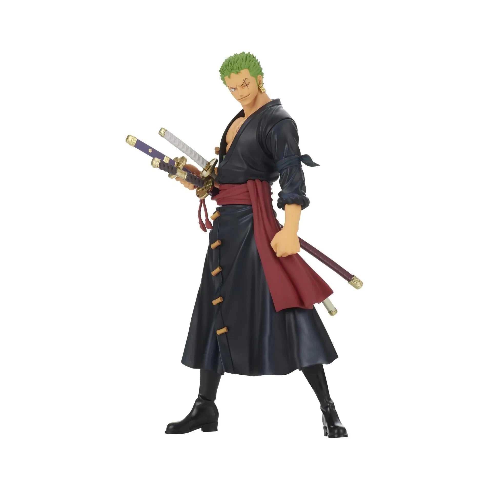 17CM Anime One Piece Roronoa Zoro Figure Art King Sauron Wano Country ...