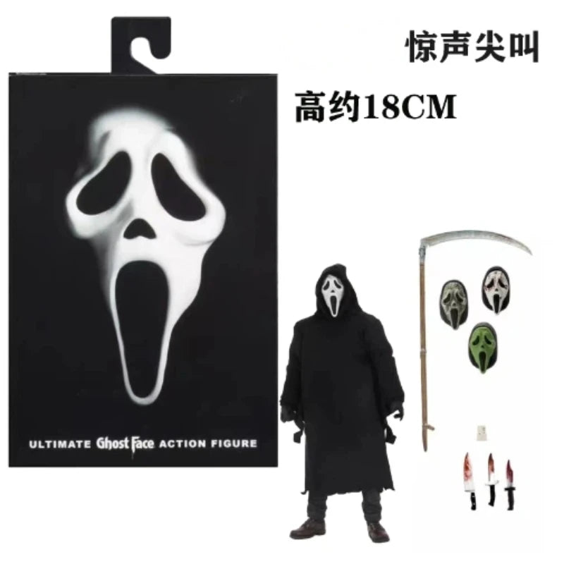 1/10 Scream KO Ghost Face Killer Articulated Action Figure Model Toy S ...