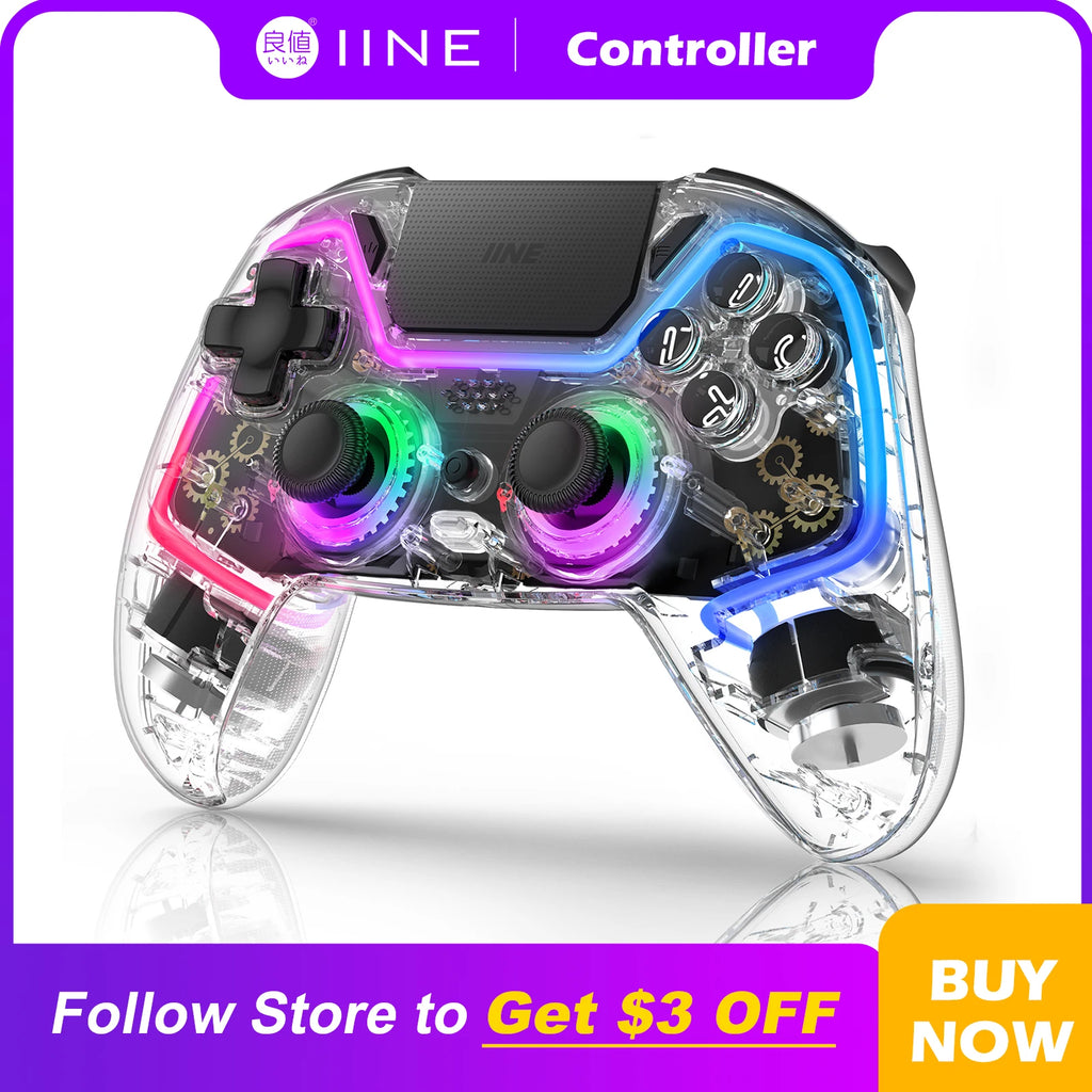 IINE Bastet Wireless Controller Compatible with PS4/Switch/PC/Android ...