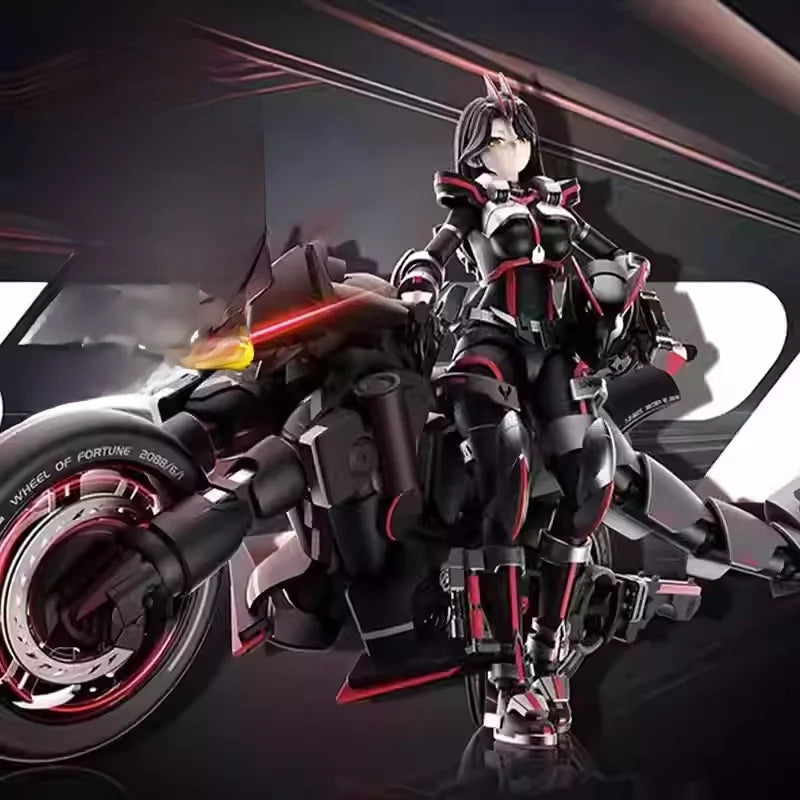 Yubu Cultural Creative Playset War Godd Sako Motorcycle Collectible Mo ...