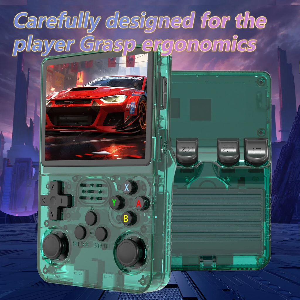 R36S Handheld Game Console 3.5Inch IPS 640x480 Screen Built in 64GB Me ...