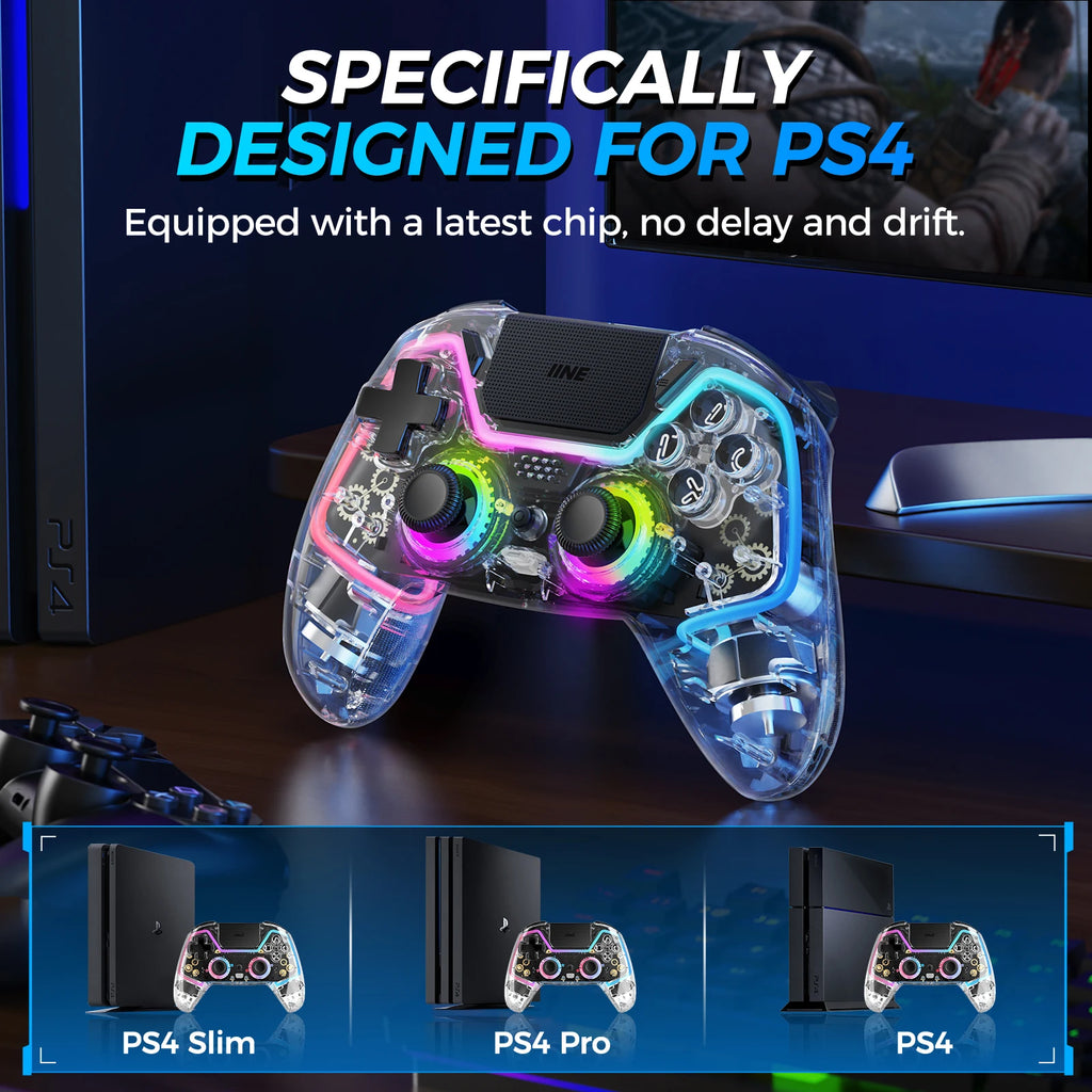 IINE Bastet Wireless Controller Compatible with PS4/Switch/PC/Android ...