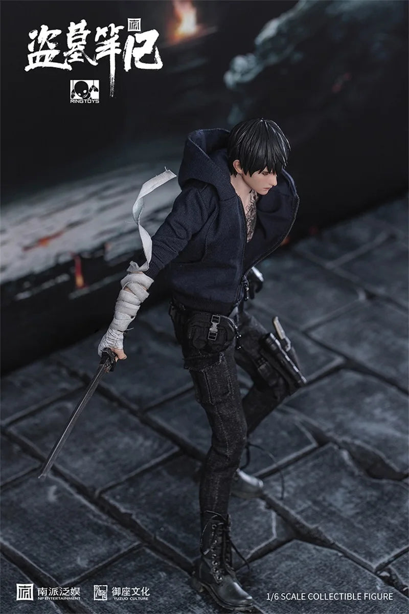 RINGTOYS 1/6 Time Raiders Zhang Qiling Full Set Moveable Actioni Figur ...