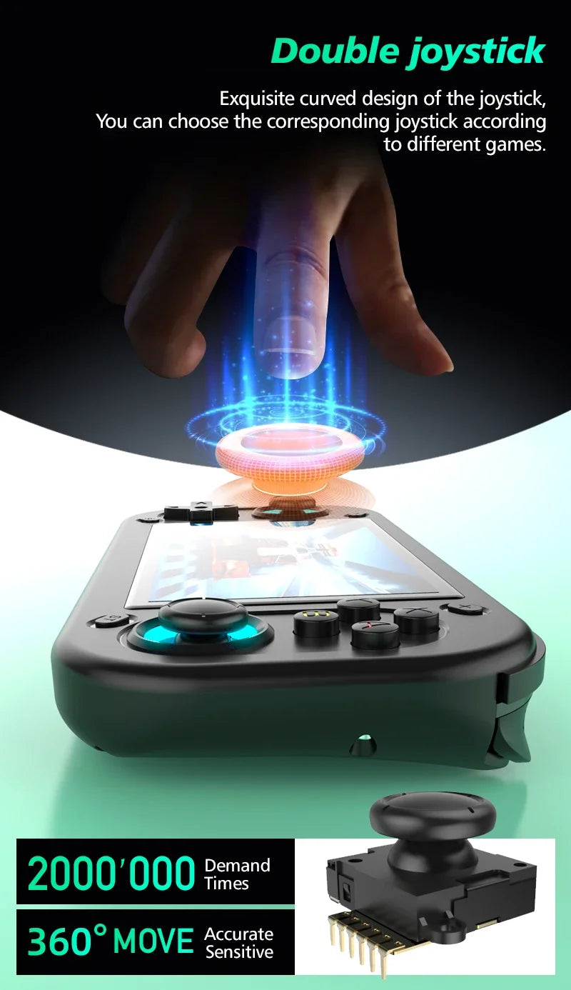 R43S Retro Handheld Video Game Console Linux System 4.3Inch Screen HDM ...