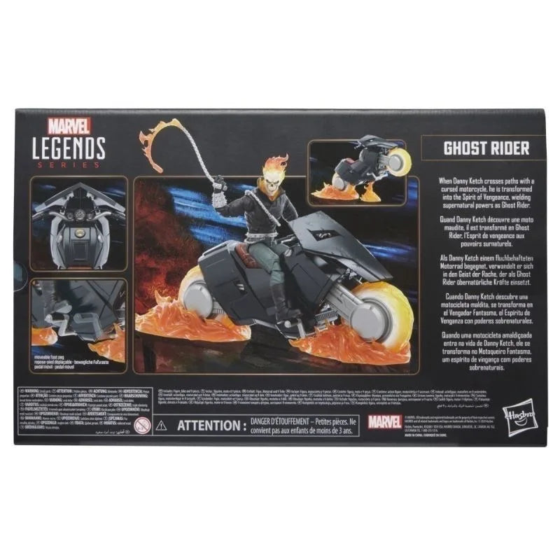 Ghost Rider And Motorcycle Battle Car 85th Anniversary Series 6-Inch M ...