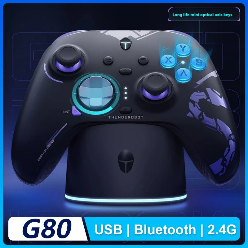 New ThundeRobot G80 Ultimate Gamepad Wired/2.4G/Bluetooth Tri-Mode For ...