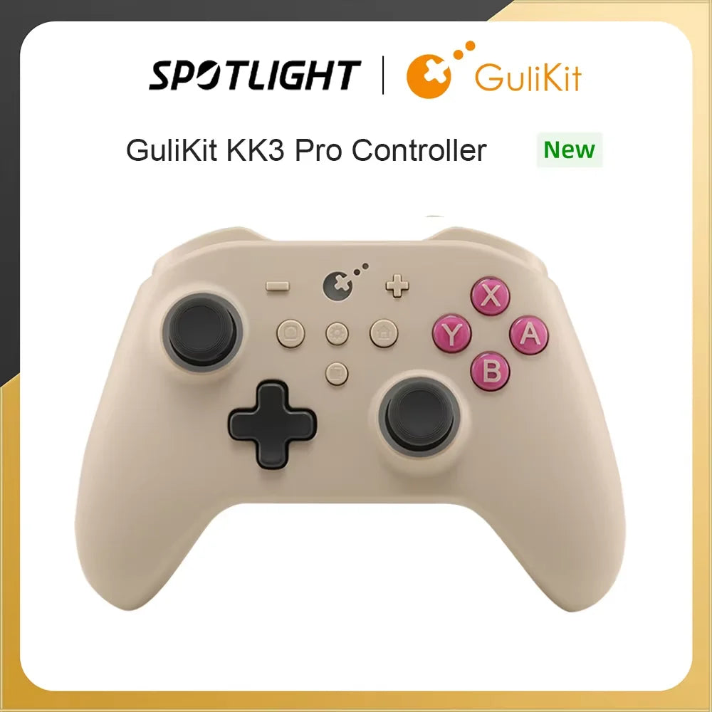 GuliKit KK3 Pro Controller with Hall Effect Joysticks Triggers KingKon ...