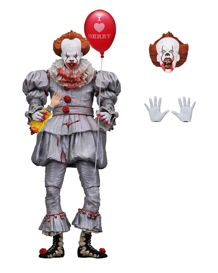 Neca Pennywise Joker Figure Stephen King'S It Pennywise Joker Clown Mo ...