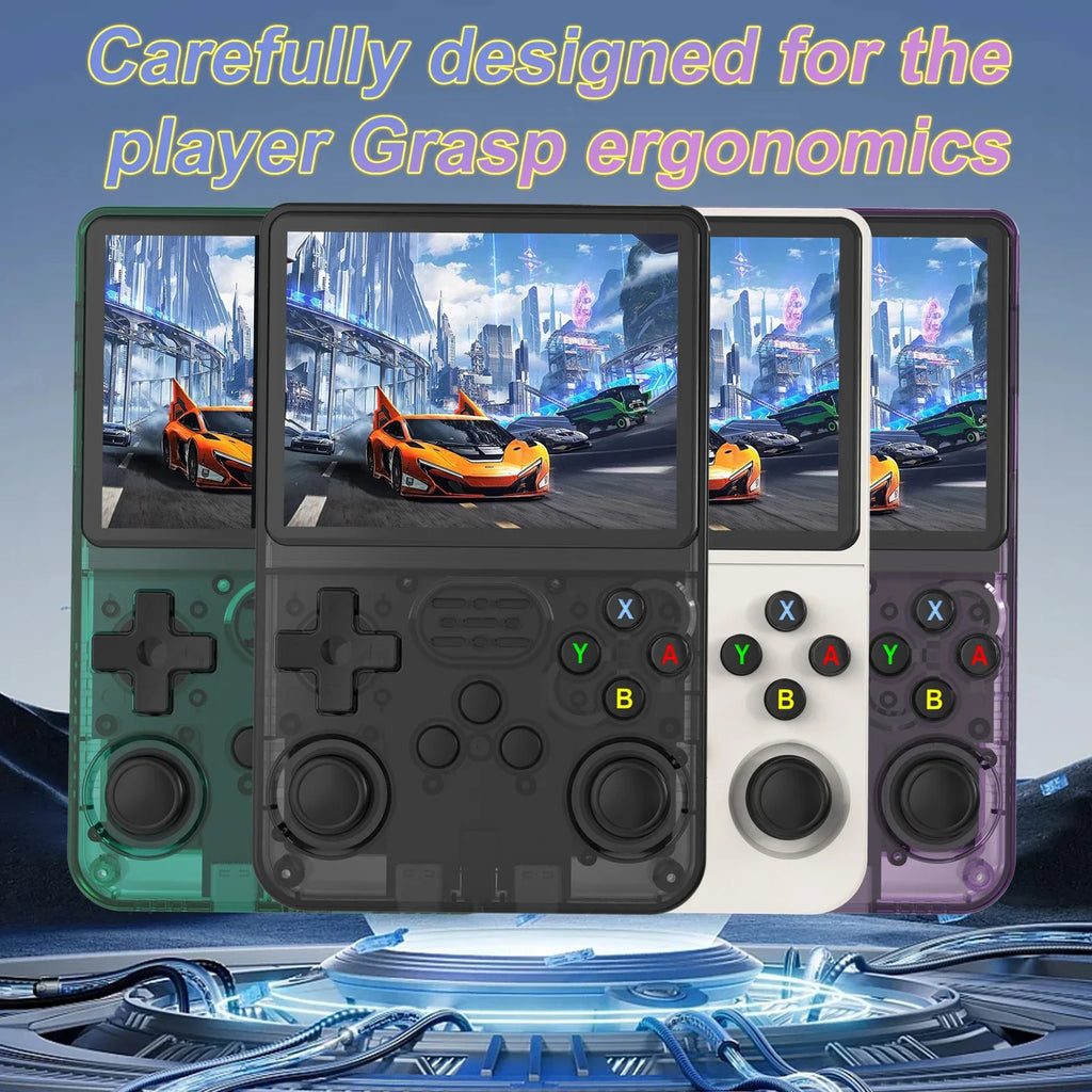R36S Handheld Game Console 3.5Inch IPS 640x480 Screen Built in 64GB Me ...
