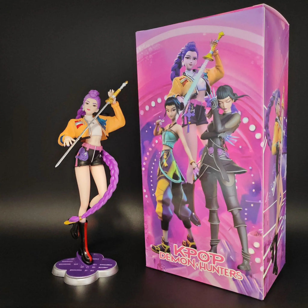 Anime Kpop Demon Hunters Action Figure Model Toy Demon Hunters Rumi Or ...