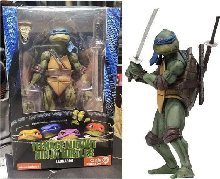 Ninja Turtle Anime Action Figure, Neca 1990 Film Version, Edição limit ...