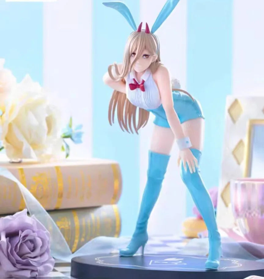 No box Japanese original anime figure Power blue bunny action figure c ...