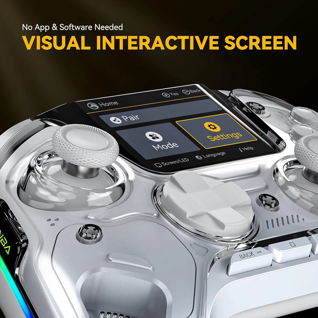 Mamba One V2 Screen Interactive Wireless Gaming Controller for iOS/And ...