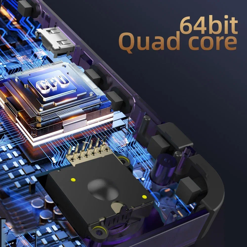 15000+ Ready Games! 3.5" IPS Retro Handheld Console RK3326, 3000mAh Lo ...