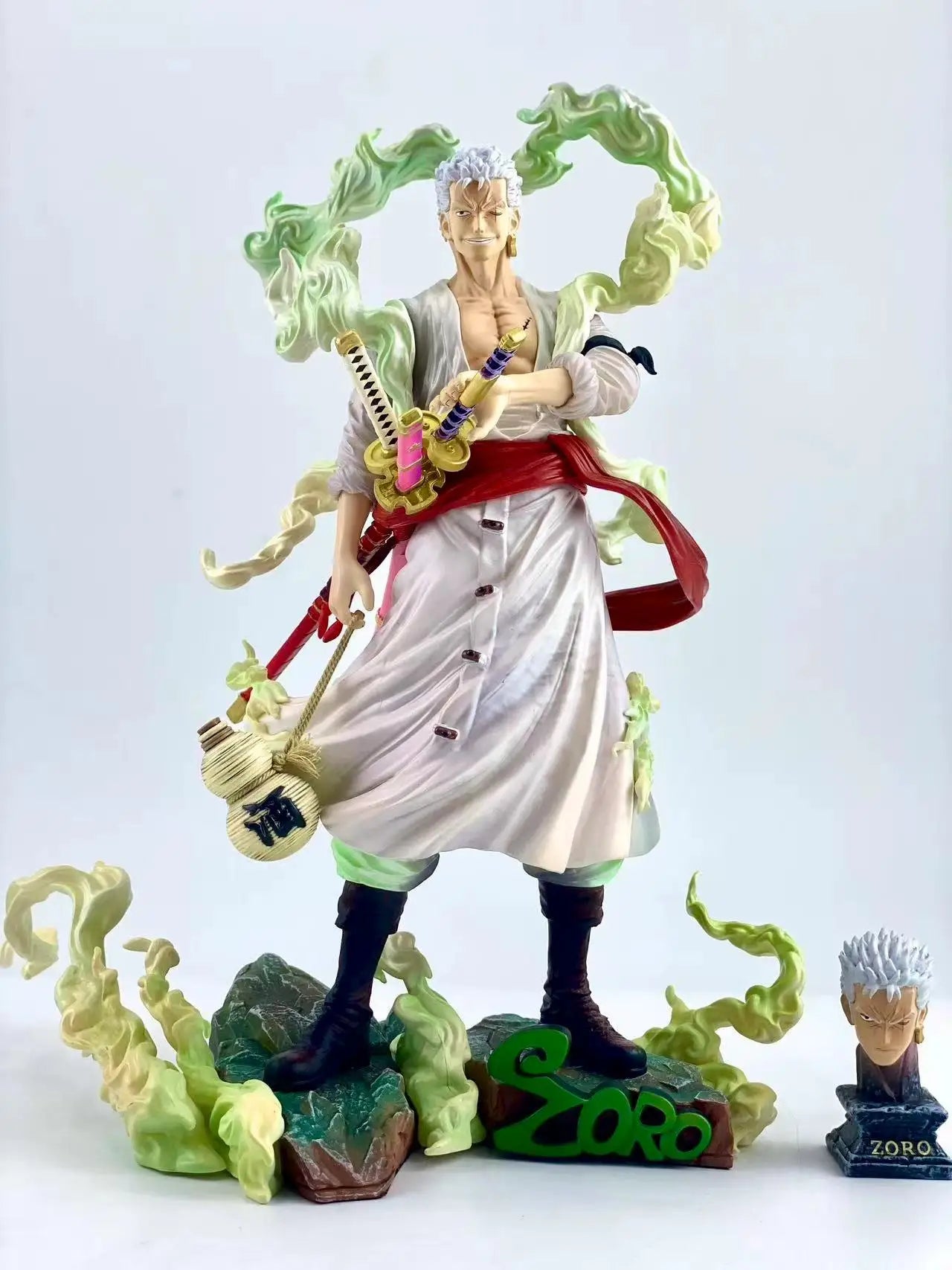 In Stock 28cm FIT Nika Zoro One Piece Anime Figure Collectible Model S ...