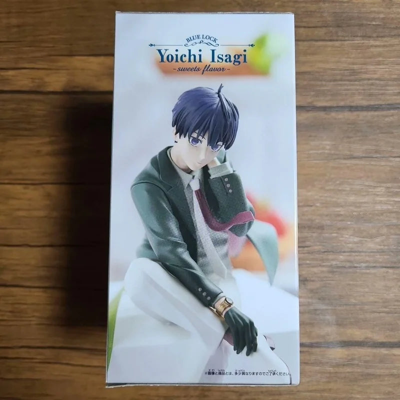 Genuine Model BANPRESTO Blue Lock 13cm Rin Itoshi Sweets Flavor Figure ...