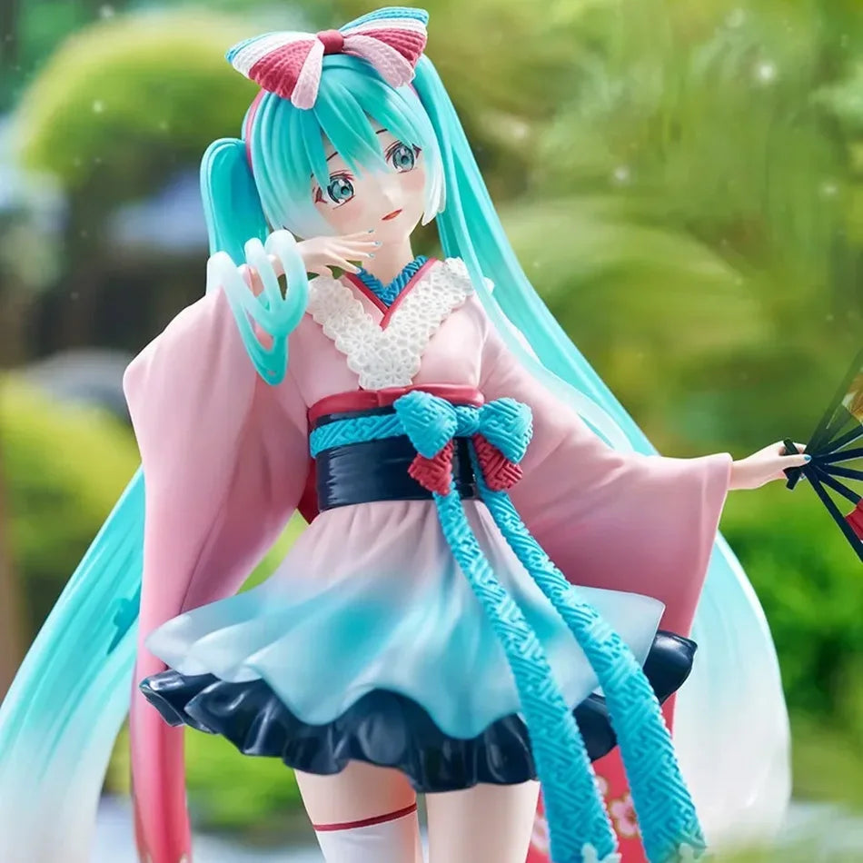 20cm Fashion Hatsune Miku Anime Figure Kimono Hatsune Miku Action Figu ...