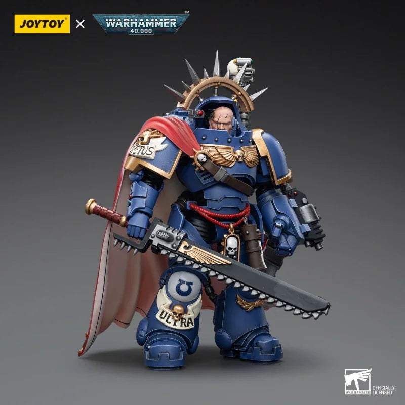 JOYTOY Warhammer 40K 1/18 Action Figure Ultramarines Captain In Gravis ...
