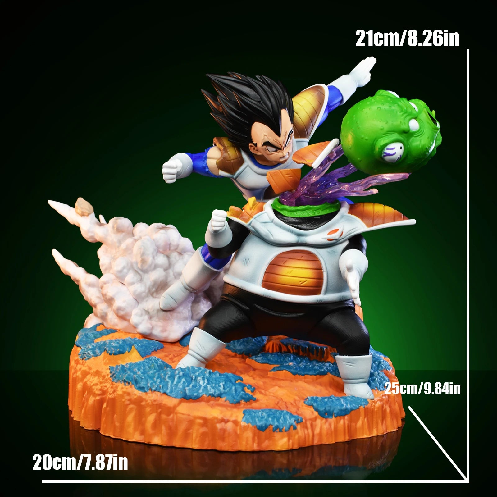 21cm/8.26in Anime Dragon Ball Z Figure Vegeta vs Guldo Action Figure G ...