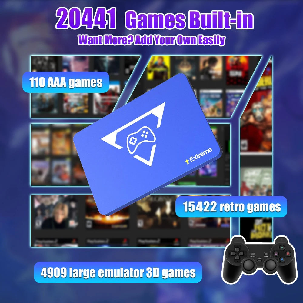 Playzone Extreme Retro Game Solid State Drive 20000+Games for PS5/PS4 ...