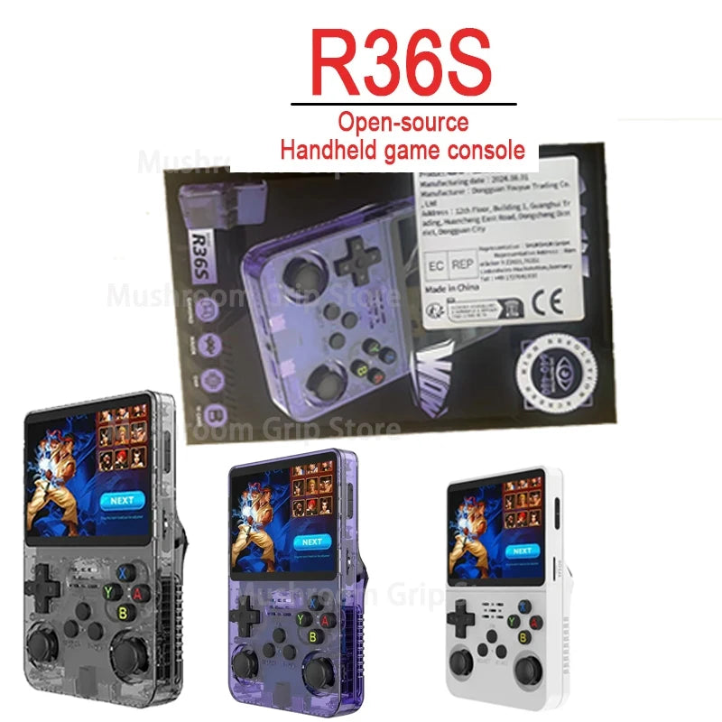 R36s new handheld game console open source Linux 3.5-inch IPS screen h ...