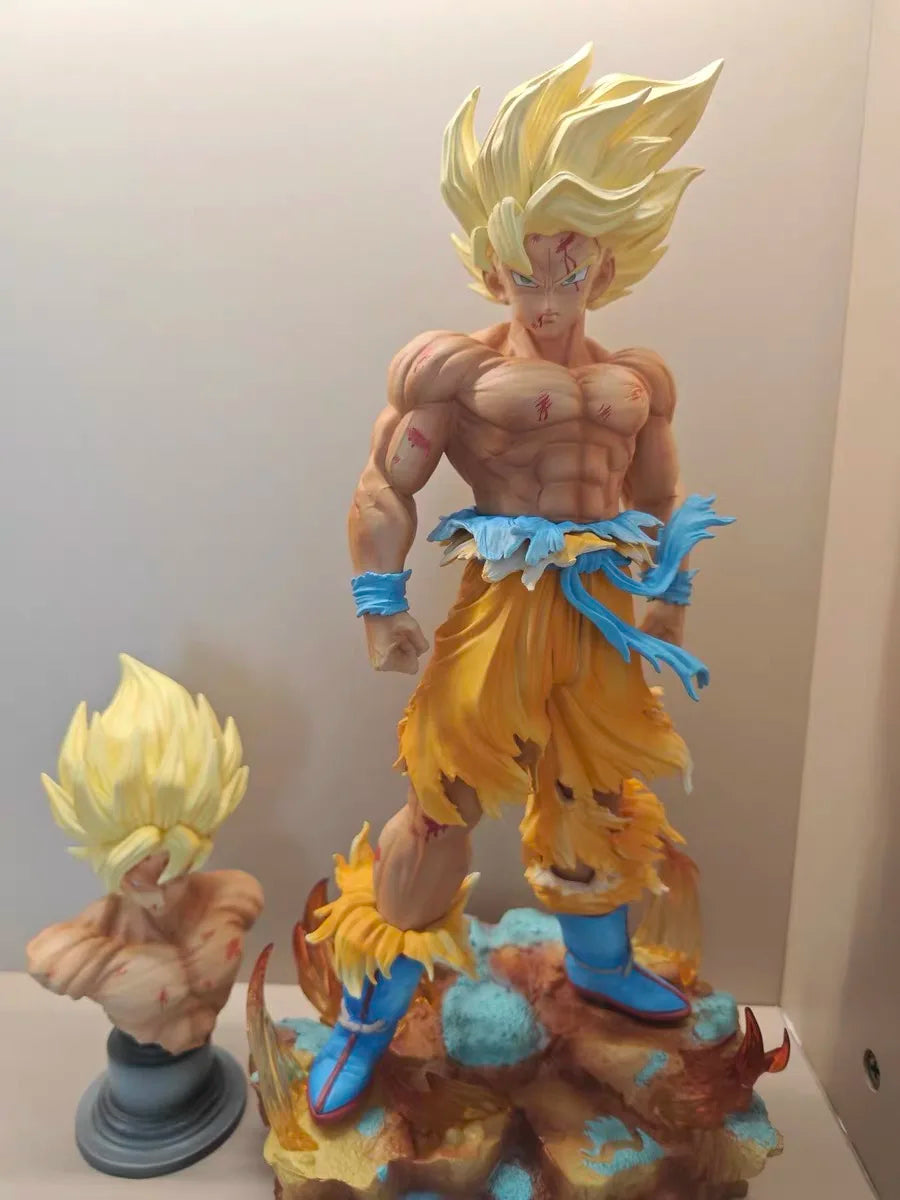 Bandai Dragon Ball Z Son Goku Super Saiyan 2.0 Action Figure Statue Co ...