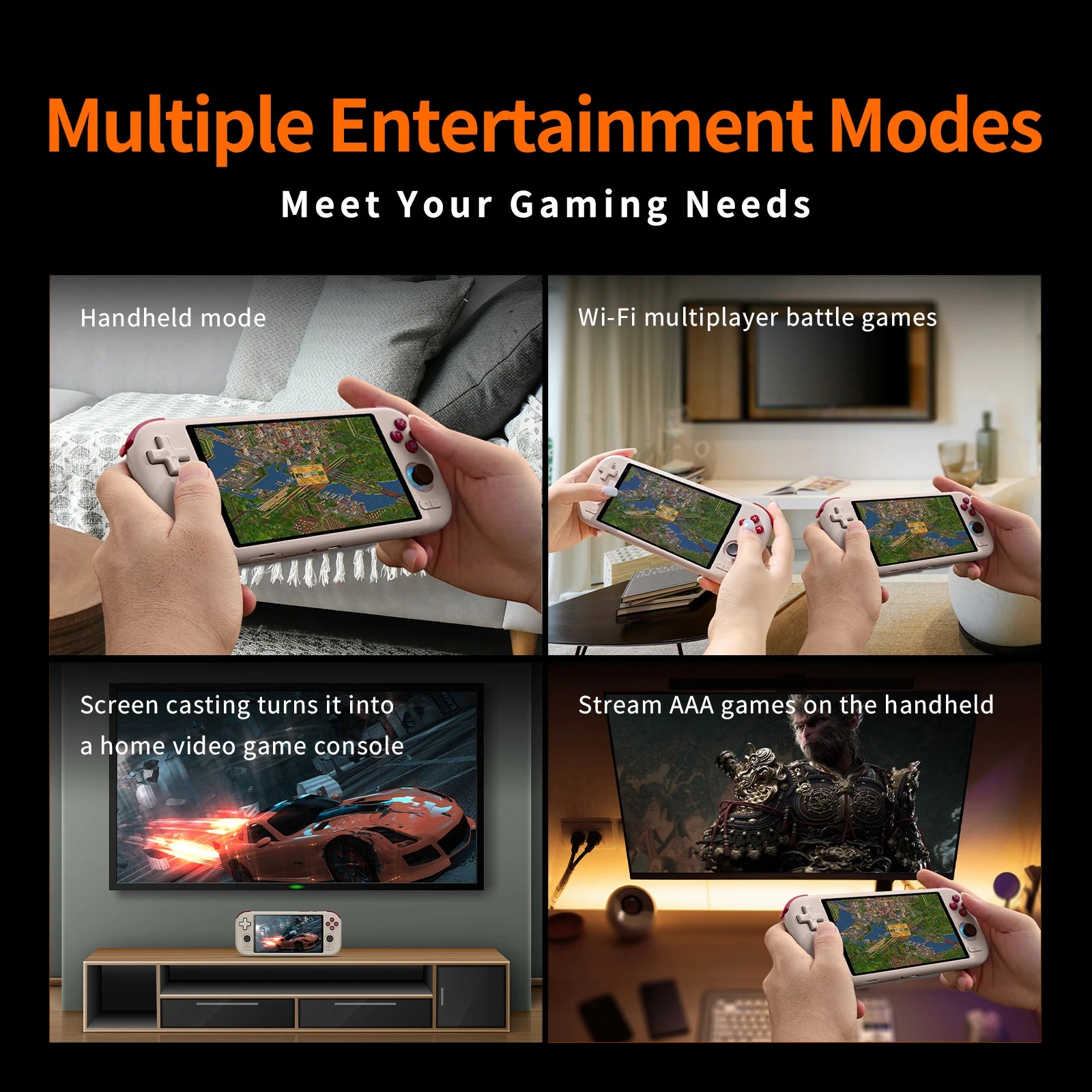 MANGMI AIR X Handheld Game Console Qualcomm Snapdragon 662 5.5'' Touch ...