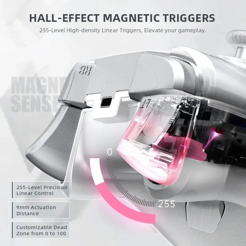 MACHENIKE G5Pro Max Gaming Controller With Charging Dock RGB Wireless ...