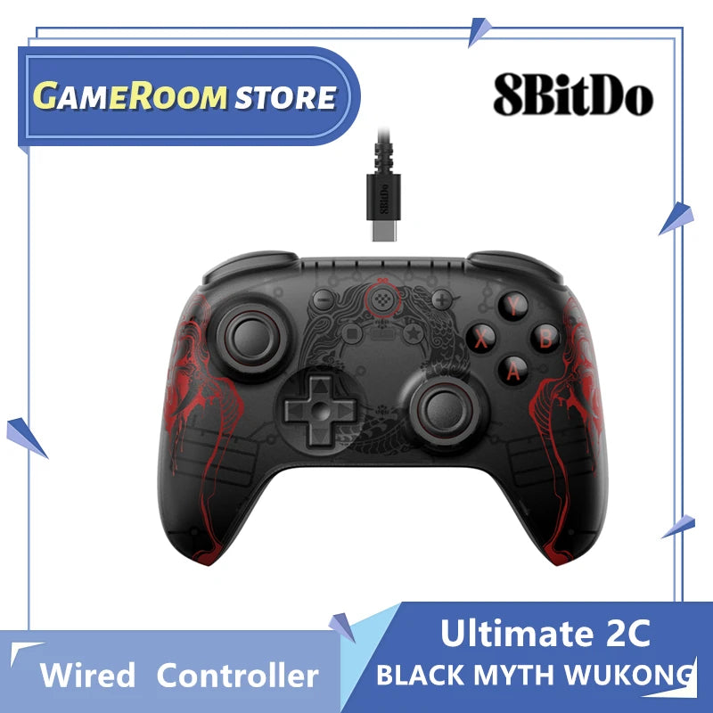 8BitDo Ultimate 2C BLACK MYTHWUKONG Wired Gaming Controller For PC Ste ...