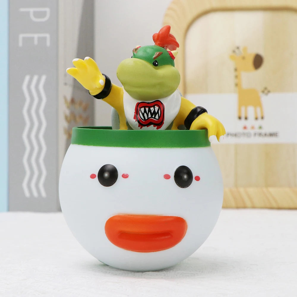 Super Mario Bros Action Figure Toys Wario Waluigi Bowser PVC Model Dol ...