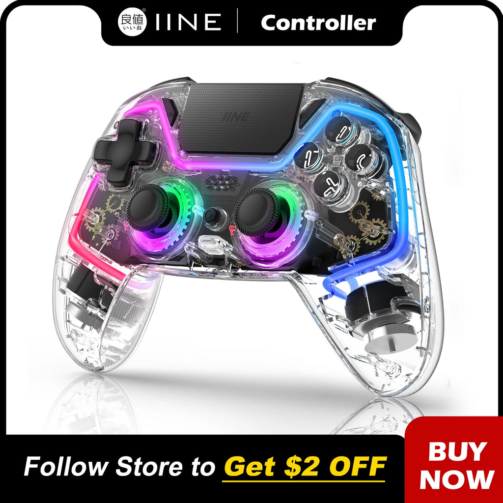 IINE Bastet Wireless Controller Compatible with PS4/Switch/PC/Android ...