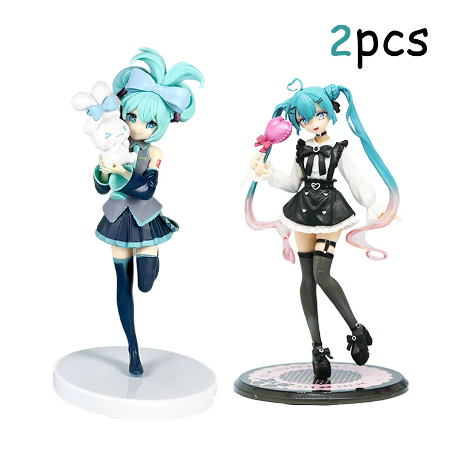 11-20CM Hatsune Miku X Cinnamoroll Figure Anime Collectible Models Dec ...